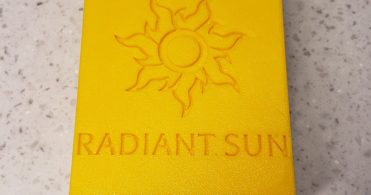 Sun Oracle Cards Storage Box by DJF94 | Download free STL model ...