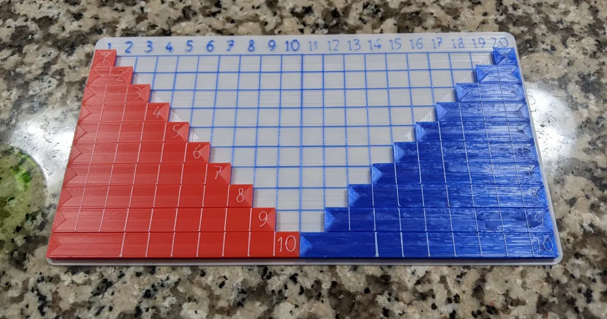 Learning numbers & letters - Montessori (Extended board) by Ben Sutton ...
