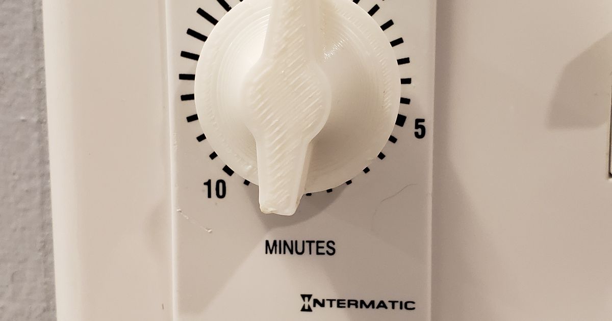 Fan Knob for Intermatic SW60MWK 60-Minute Spring Wound Timer by DJF94 ...