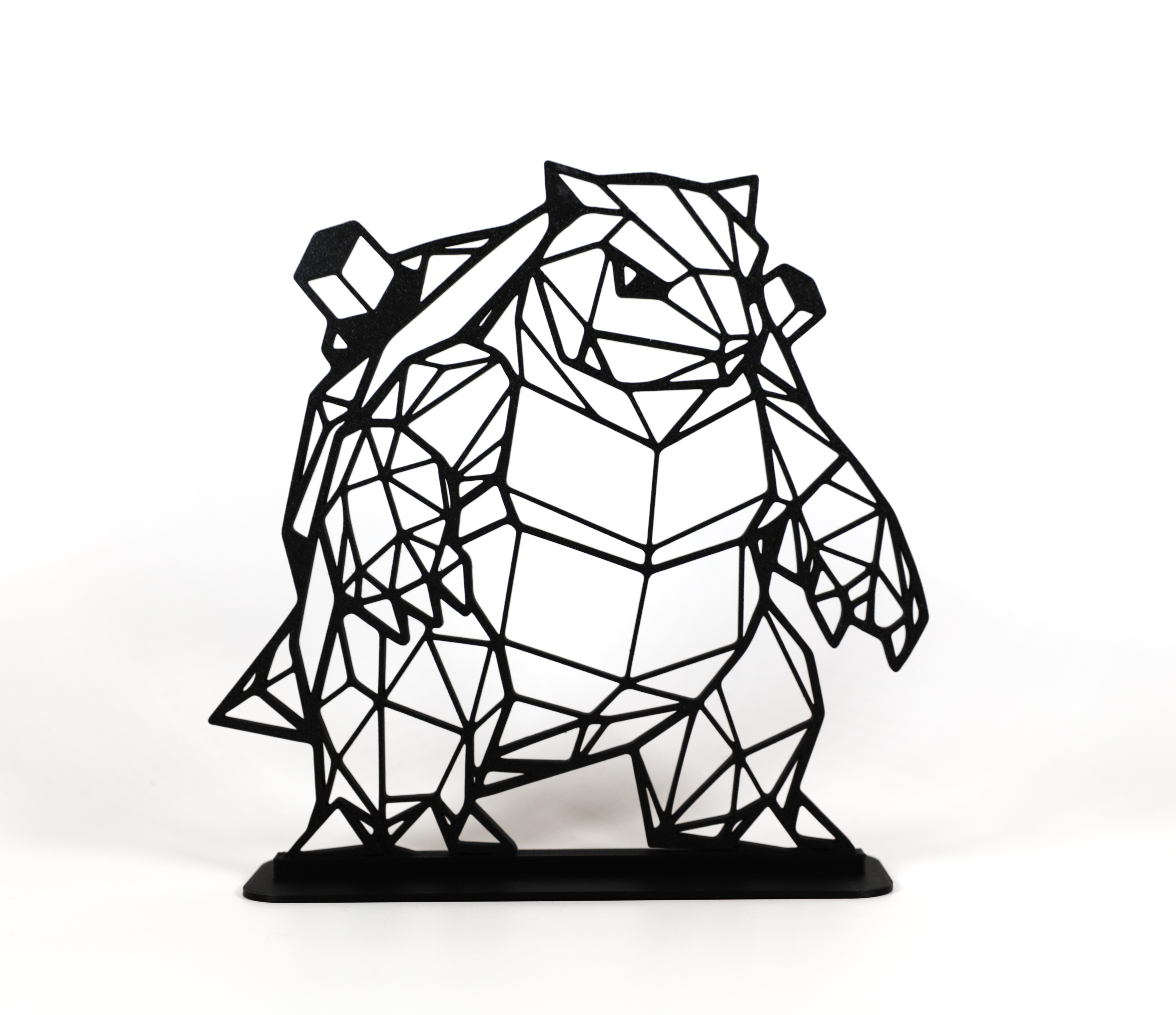Geometric Low Poly Blastoise by PhaseworksCA | Download free STL model ...