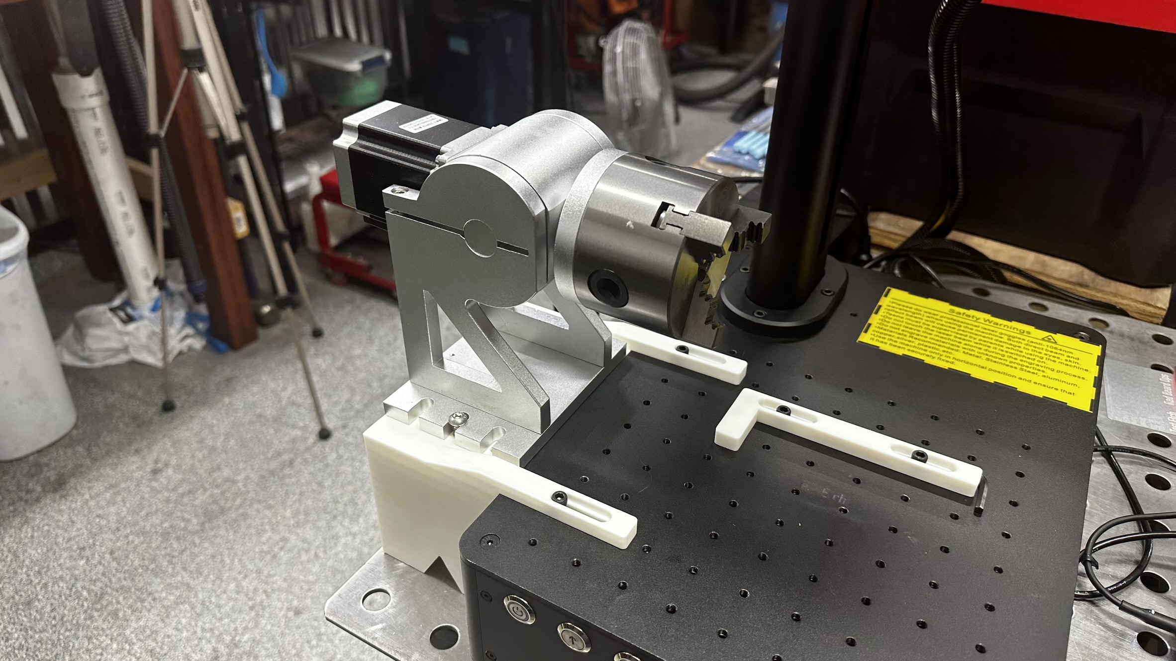 ComMarker Rotary Stand | B4 laser by RedBeardOps | Download free STL model | Printables.com