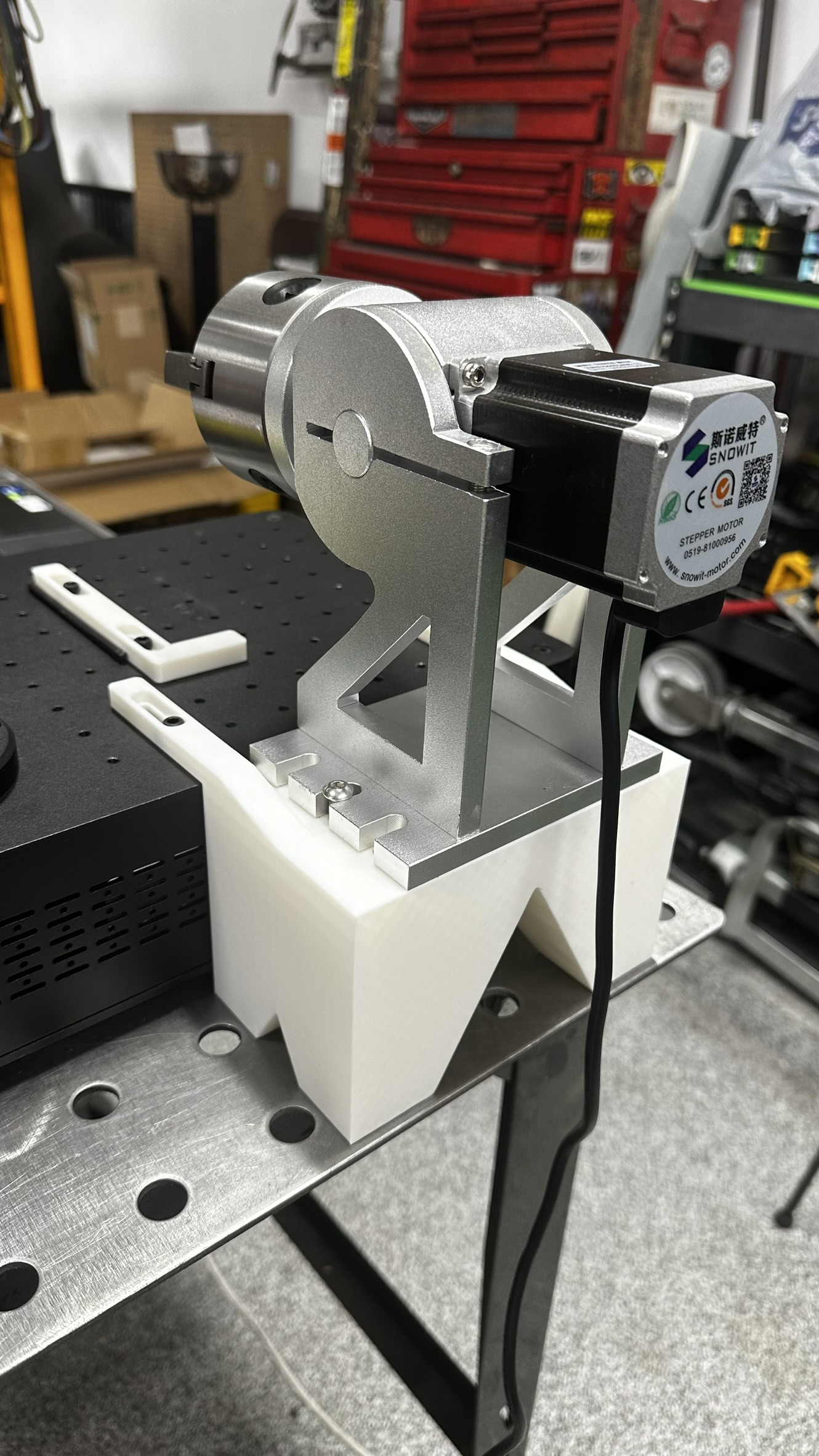 ComMarker Rotary Stand | B4 laser by RedBeardOps | Download free STL ...