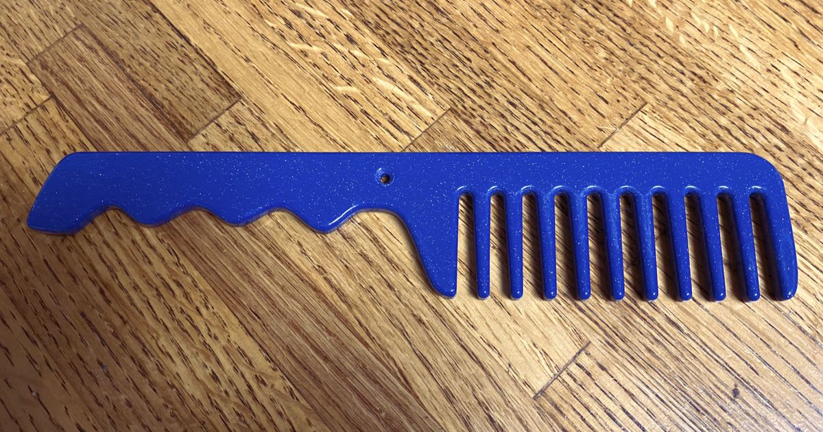 Wide Tooth Comb by Sascha Uncia | Download free STL model | Printables.com