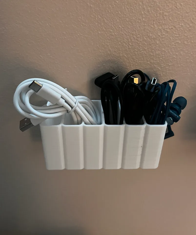 Wall mounted cable storage by TinAluminum | Download free STL model ...