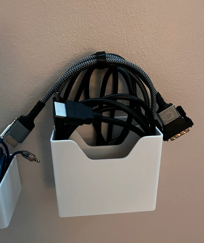 Wall mounted cable storage by TinAluminum | Download free STL model ...