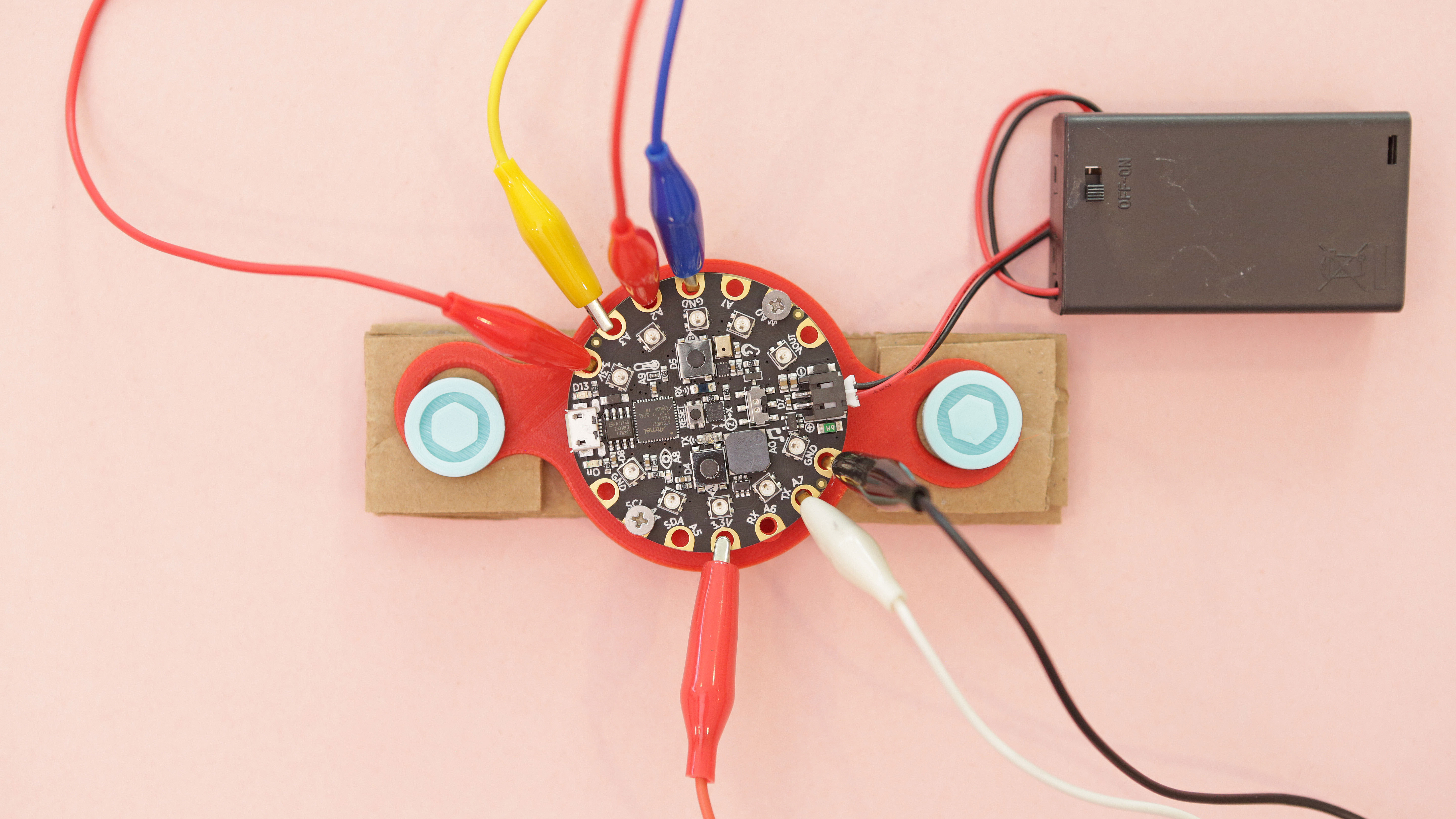 Circuit Playground Cardboard Mounts Screws by Adafruit | Download free ...