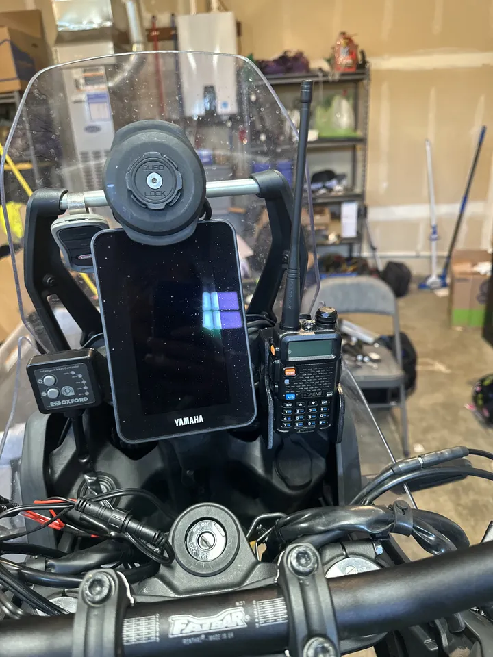Motorcycle Radio Mount by Sgt.Tacticool | Download free STL model ...