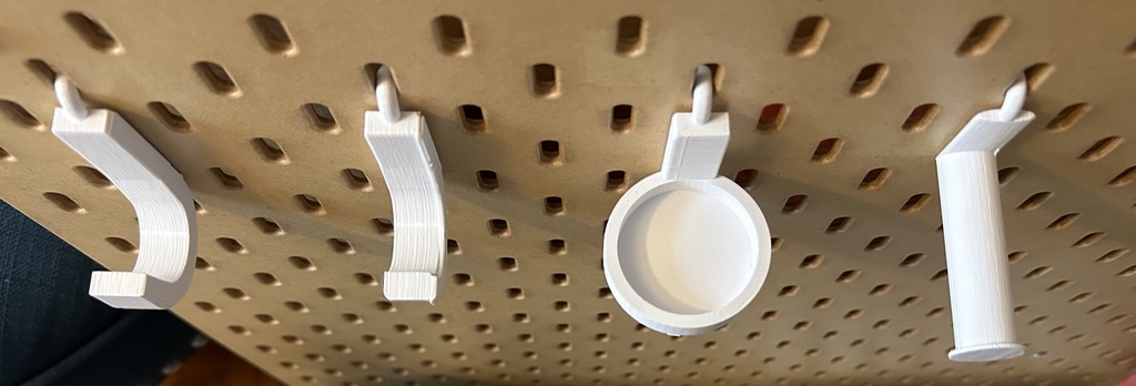Pegboard Custom Pegs IKEA SKÅDIS by Tacospewer3D | Download free STL ...