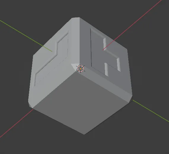 D6 Dice with blank for Balance Tetris by tjbrother | Download free STL ...