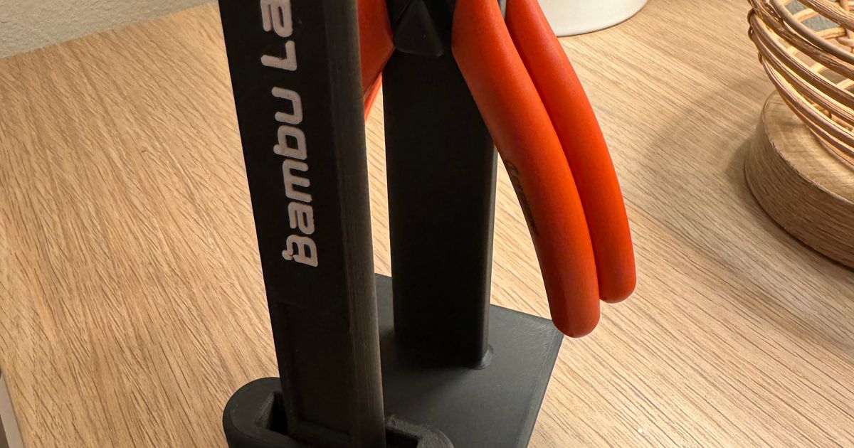 Bambu Scraper and Pliers Holder by Ryan Steed | Download free STL model ...