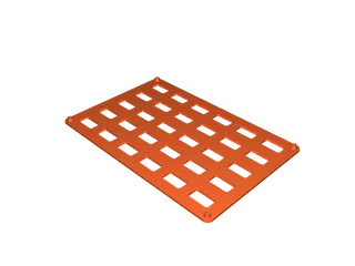 6" x 9" Molle Panel by cvaughan108 | Download free STL model ...