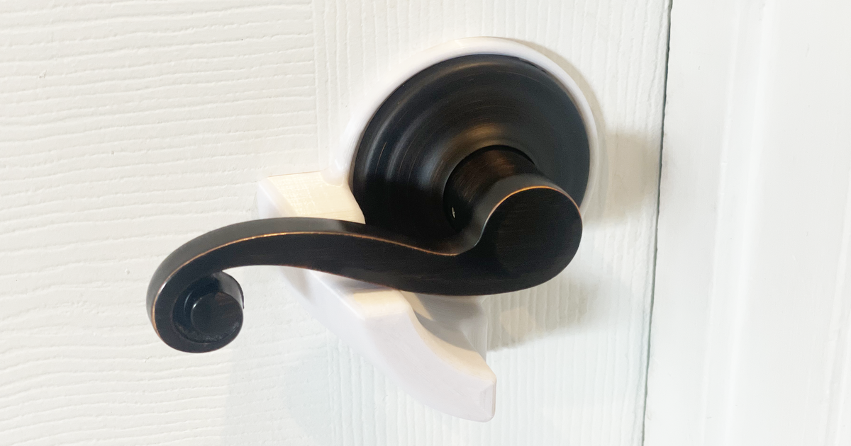 Dog Proof Lever Door Lock by automontronic | Download free STL model ...