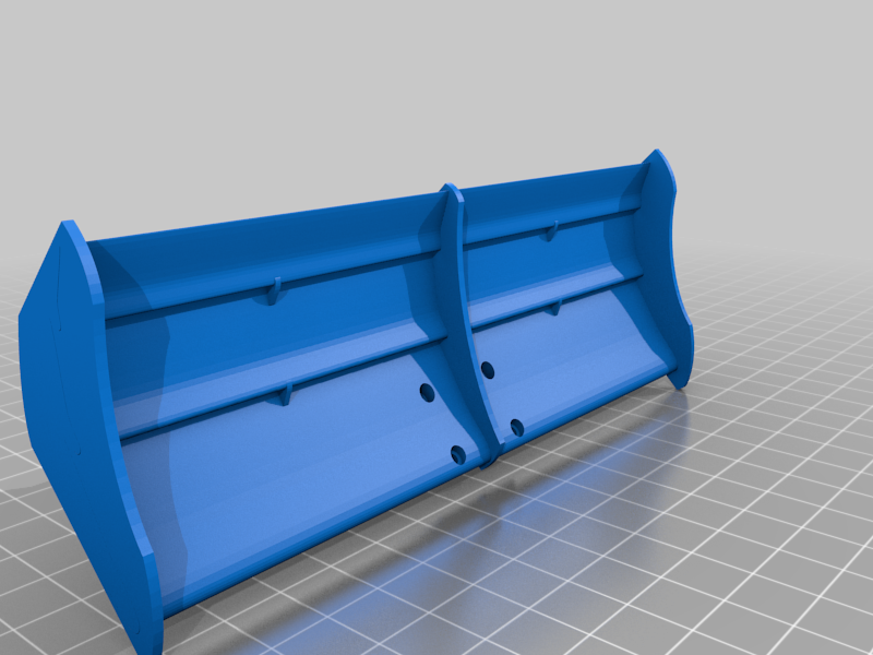 Wltoys 124019 3 element rear wing by JustinL42 | Download free STL ...