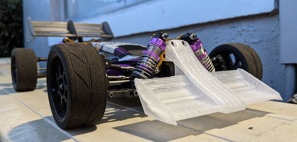 wltoys 124019 3 element front wing by JustinL42 | Download free STL ...