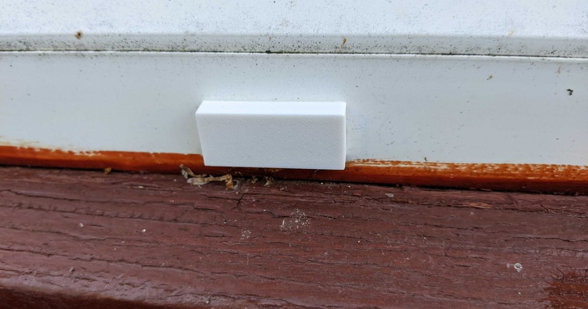 Window drainage cover cap by Glenn | Download free STL model ...