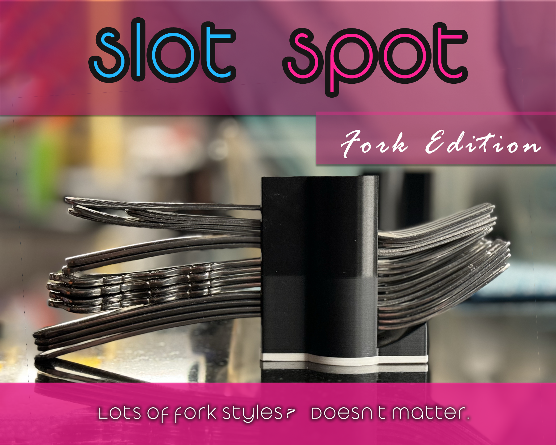 Slot Spot: Fork Edition (Universal Minimalist Fork Organizer) by ...