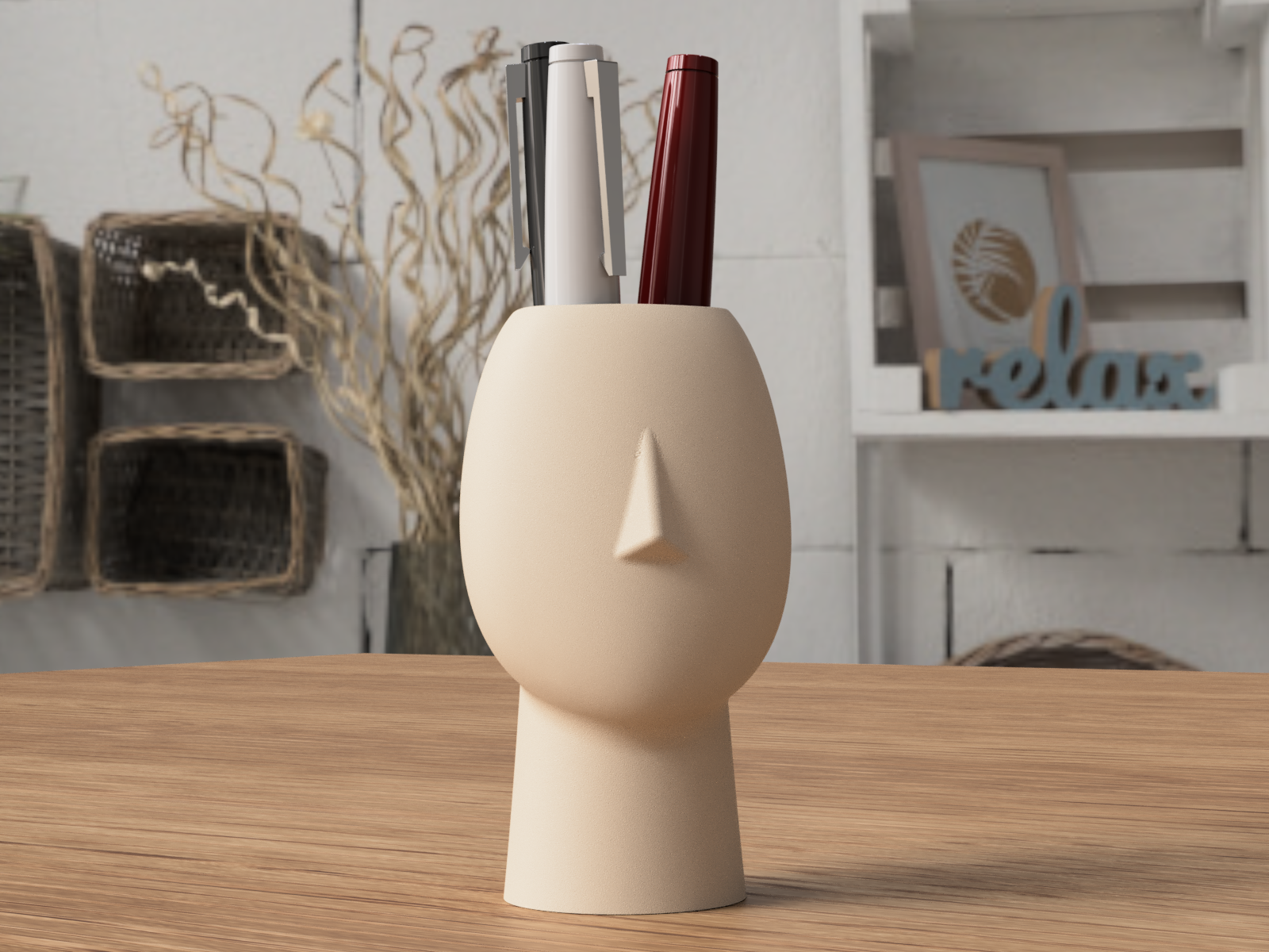Pencil Holder By Sabre Design Download Free Stl Model