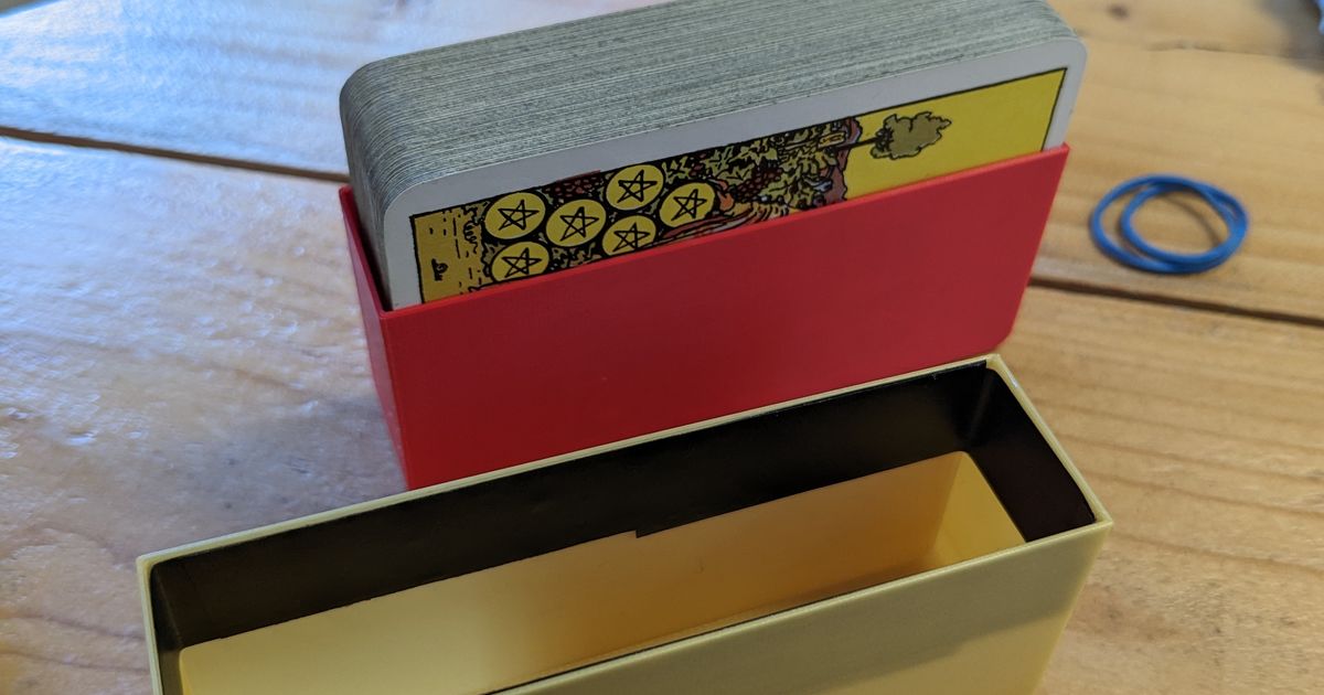 Parametric card box by Tenocticatl | Download free STL model ...