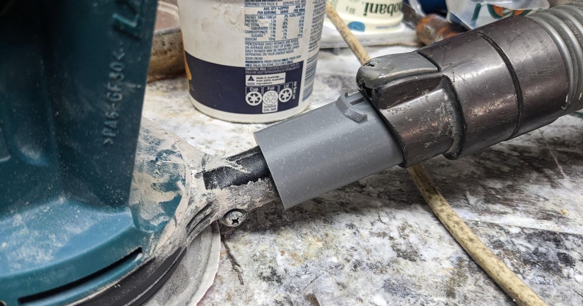 Makita 18v Random Orbital Sander to Dyson Vacuum adaptor by idiogenic ...