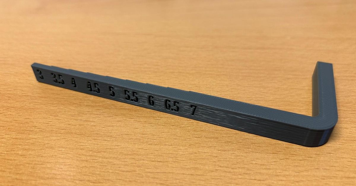 Measuring wedge by Koen.gauchez | Download free STL model | Printables.com