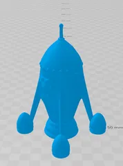 Fusée lunaire by TheAmphioxus | Download free STL model | Printables.com