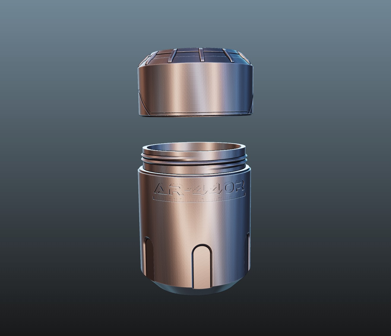 Sci-Fi Capsule Container by Sascha Uncia | Download free STL model ...