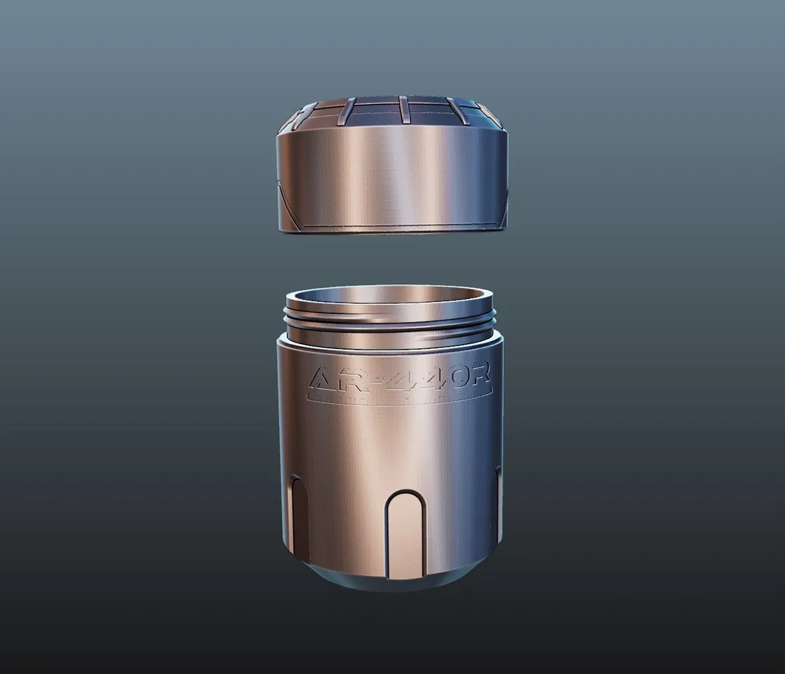 Sci-Fi Capsule Container by Sascha Uncia | Download free STL model ...