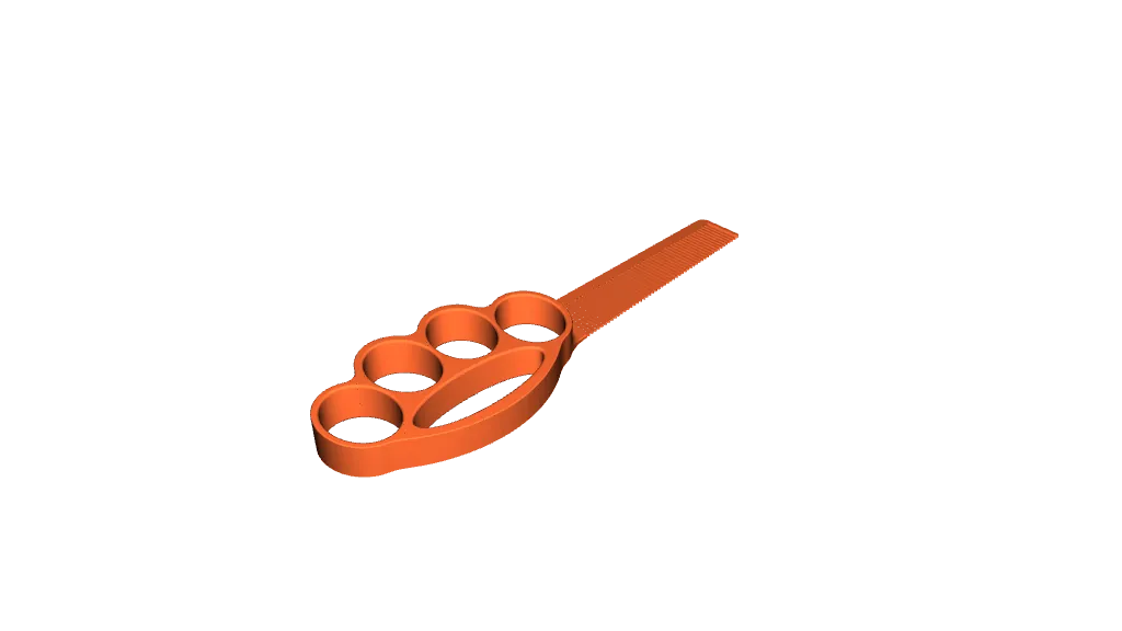 Knuckle Comb by ginoadriano | Download free STL model | Printables.com