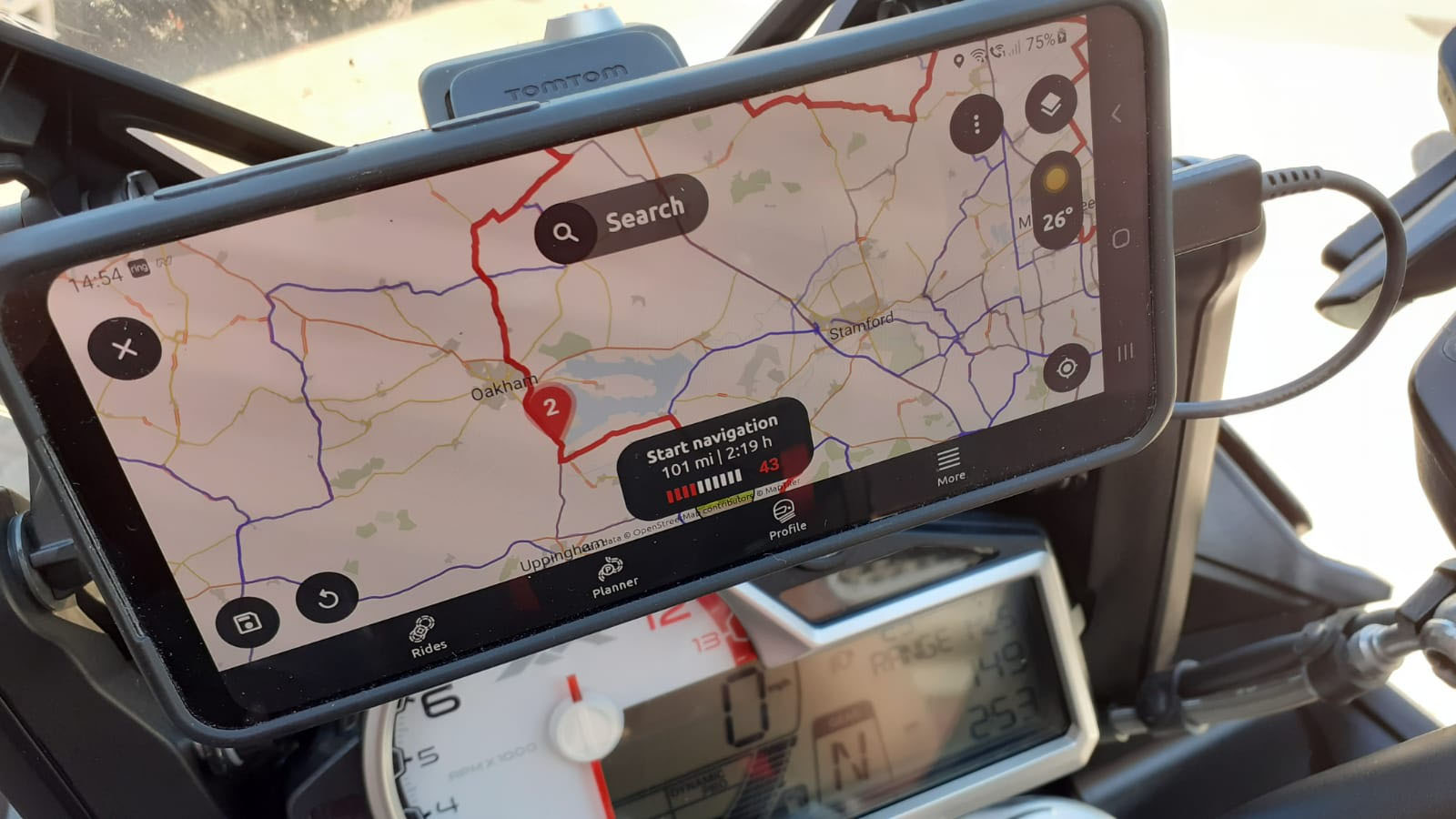 TomTom Rider mount adaptor | Power your phone from a sat-nav bracket by ...