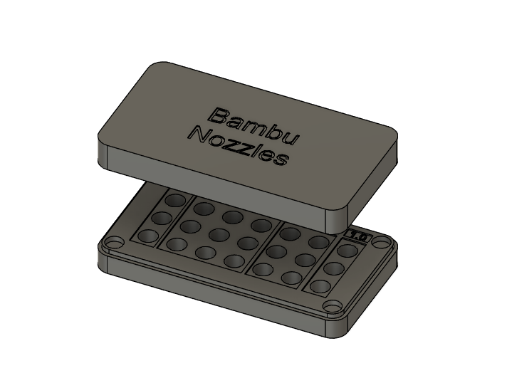 Bambu Nozzle Box with STEP files by Sixpack99 | Download free STL model ...