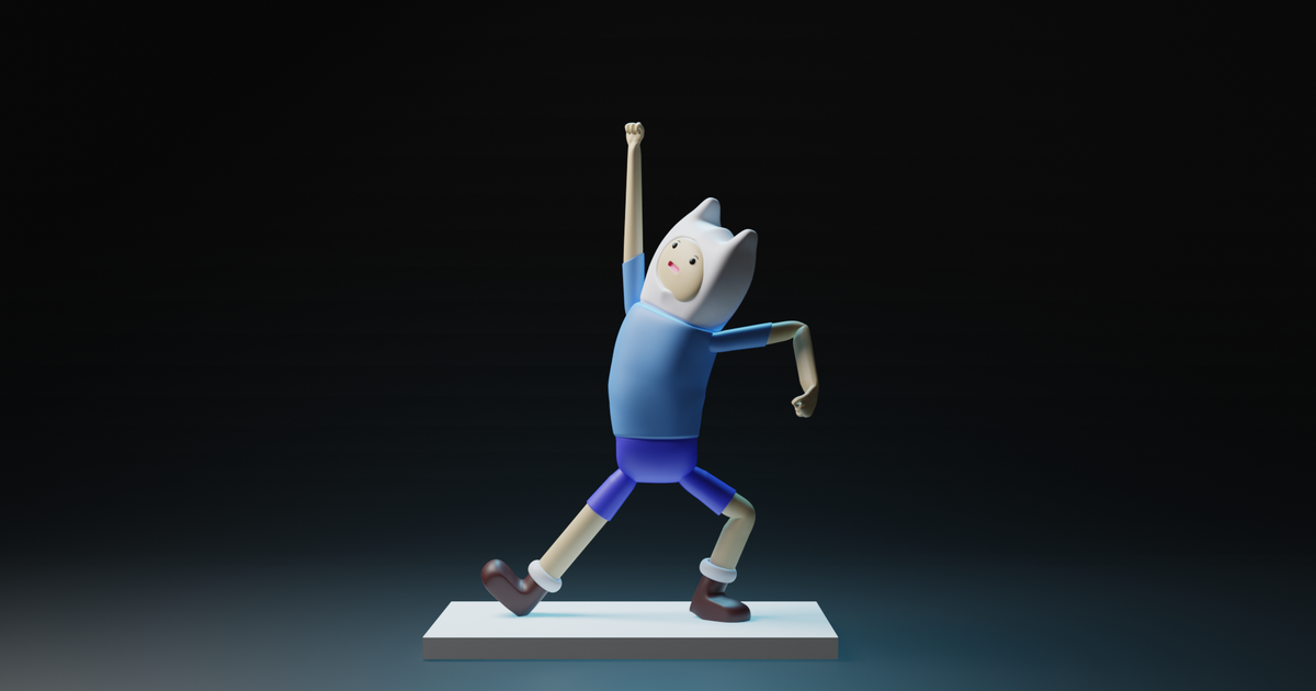 Finn de Multiversus by ELVISART | Download free STL model | Printables.com