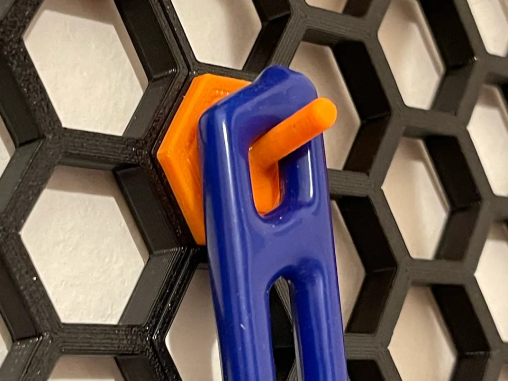 HSW Hook Hanger for Honeycomb Storage Wall by race85com | Download free STL model | Printables.com