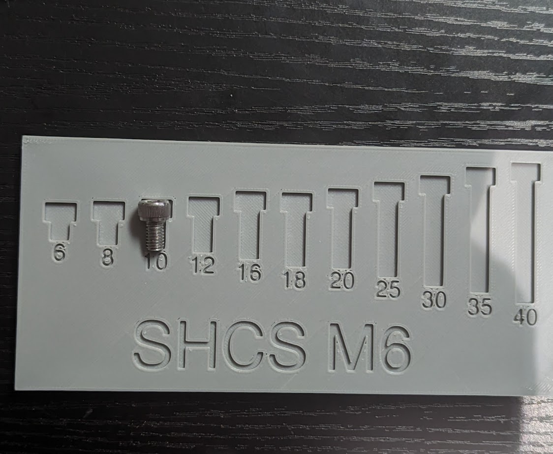SHCS M6 Sizing tool by davidschoenberg | Download free STL model ...
