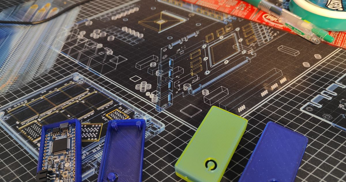 Adafruit STM32F405 Feather Case by bfortifed | Download free STL model | Printables.com