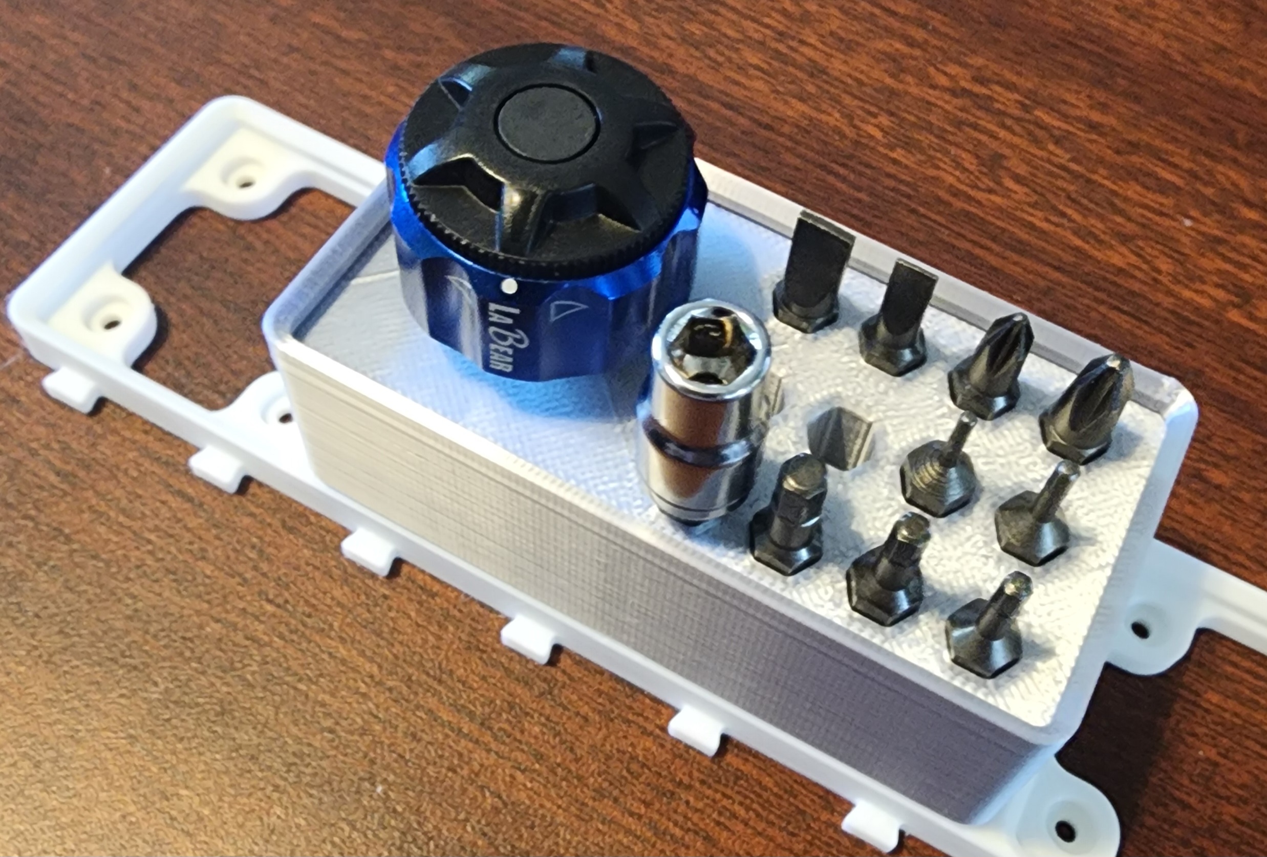 Gridfinity Palm ratchet holder by Ken Wright | Download free STL model ...
