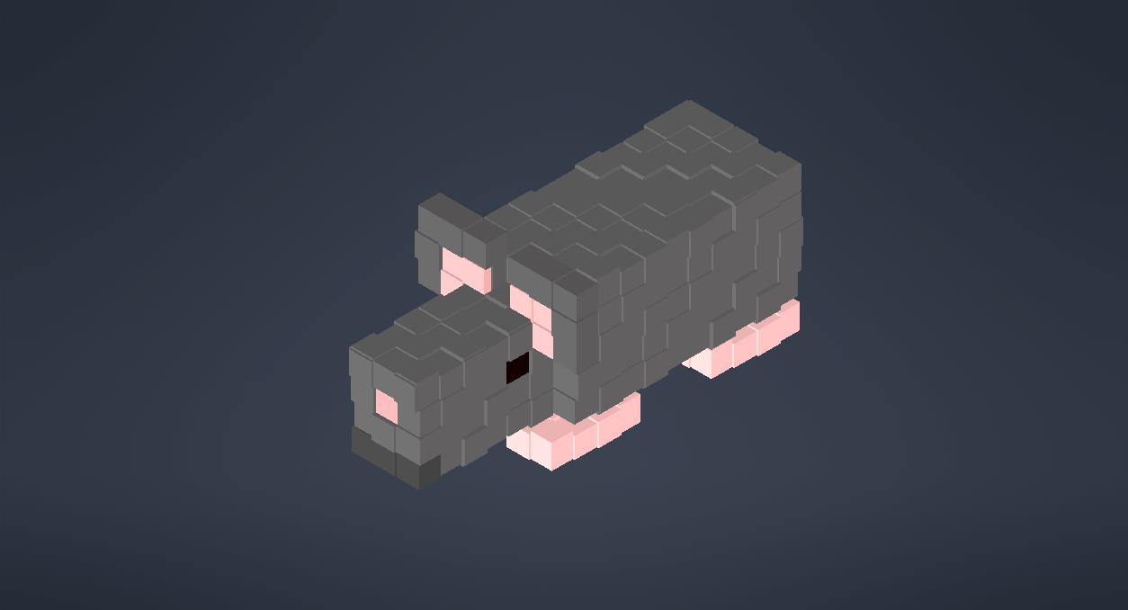 Minecraft Mouse por Coufi | Descargar modelo STL gratuito | Printables.com