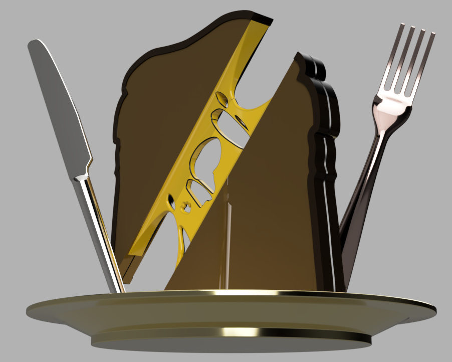 A Cheesy Breakfast-Trophy by Chipotle | Download free STL model ...