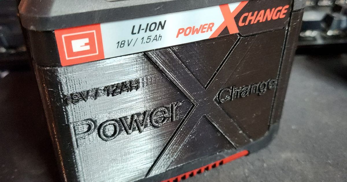 Akku erweiterung Für einhell Power x change by Dr Mahbuse | Download ...