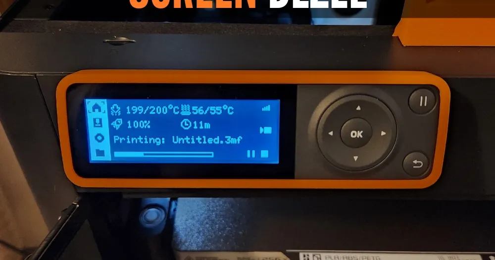 Screen Bezel | P1S & P1P by jogu44 | Download free STL model ...