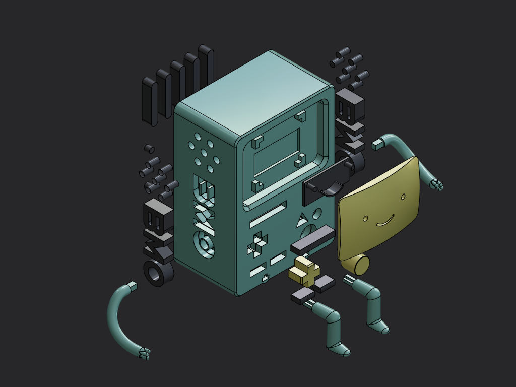 BMO - Adventure Time por olegmilshtein | Descargar modelo STL gratuito ...