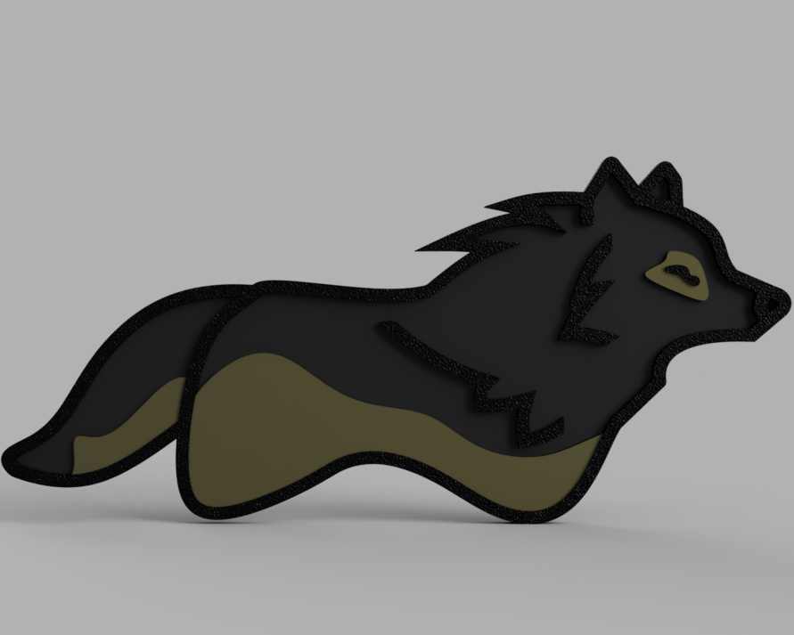 Wolf-Rimworld 2D-Art by Chipotle | Download free STL model | Printables.com