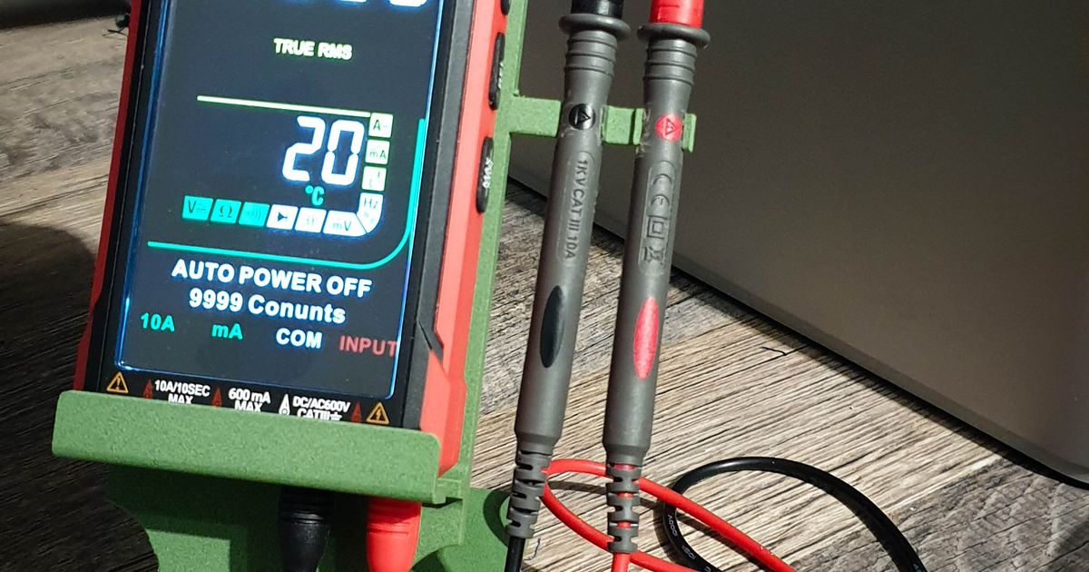 Aneng 622B Multimeter Desktop Stand. by Kenneth Tan | Download free STL ...