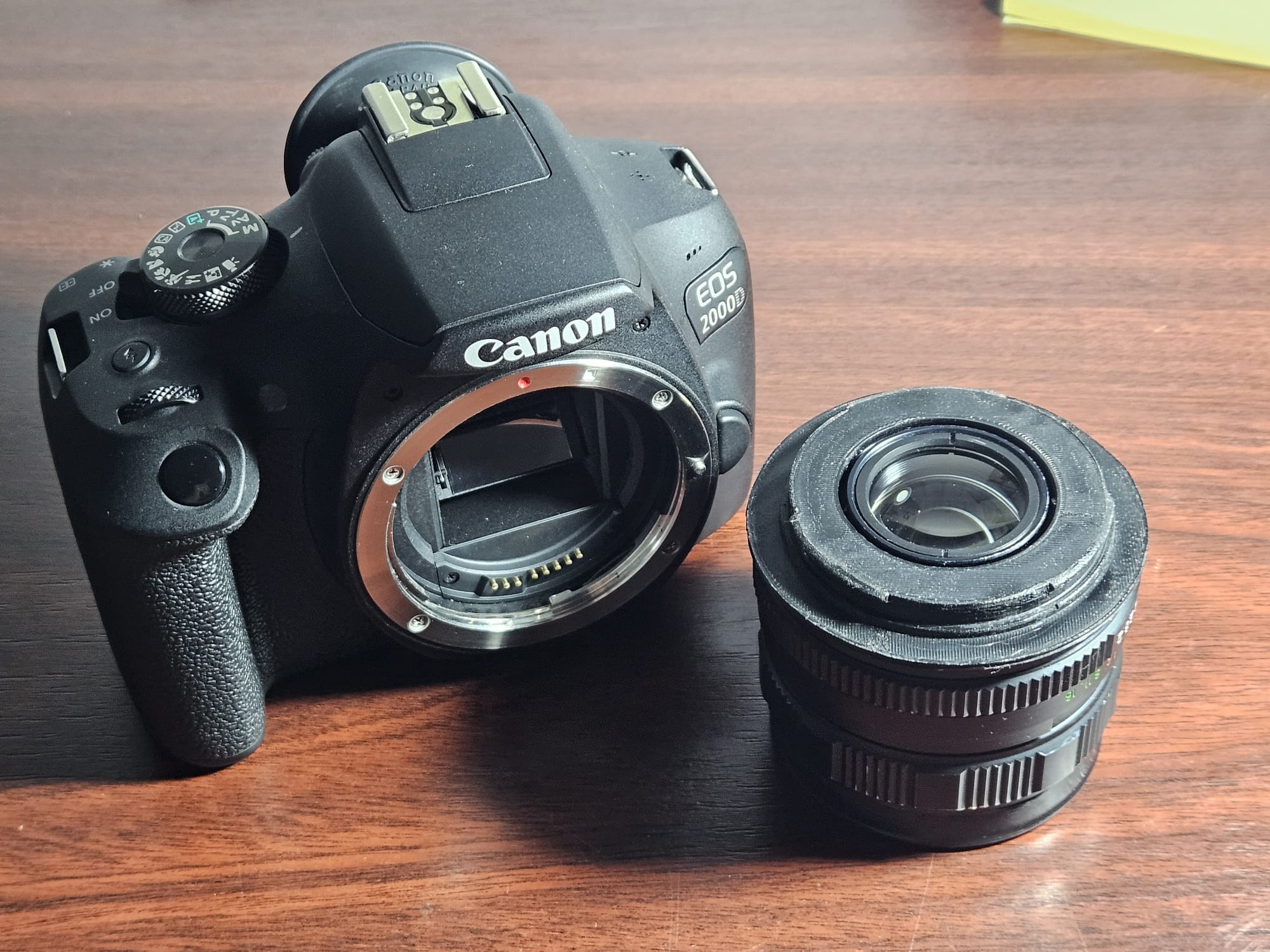 M42 - Canon EF adaptor (with automatic aperture pin ring) by Dolores ...
