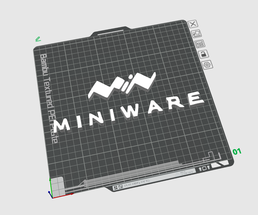 MINIWARE Logo 3D STL by STORM DESIGN | Download free STL model ...