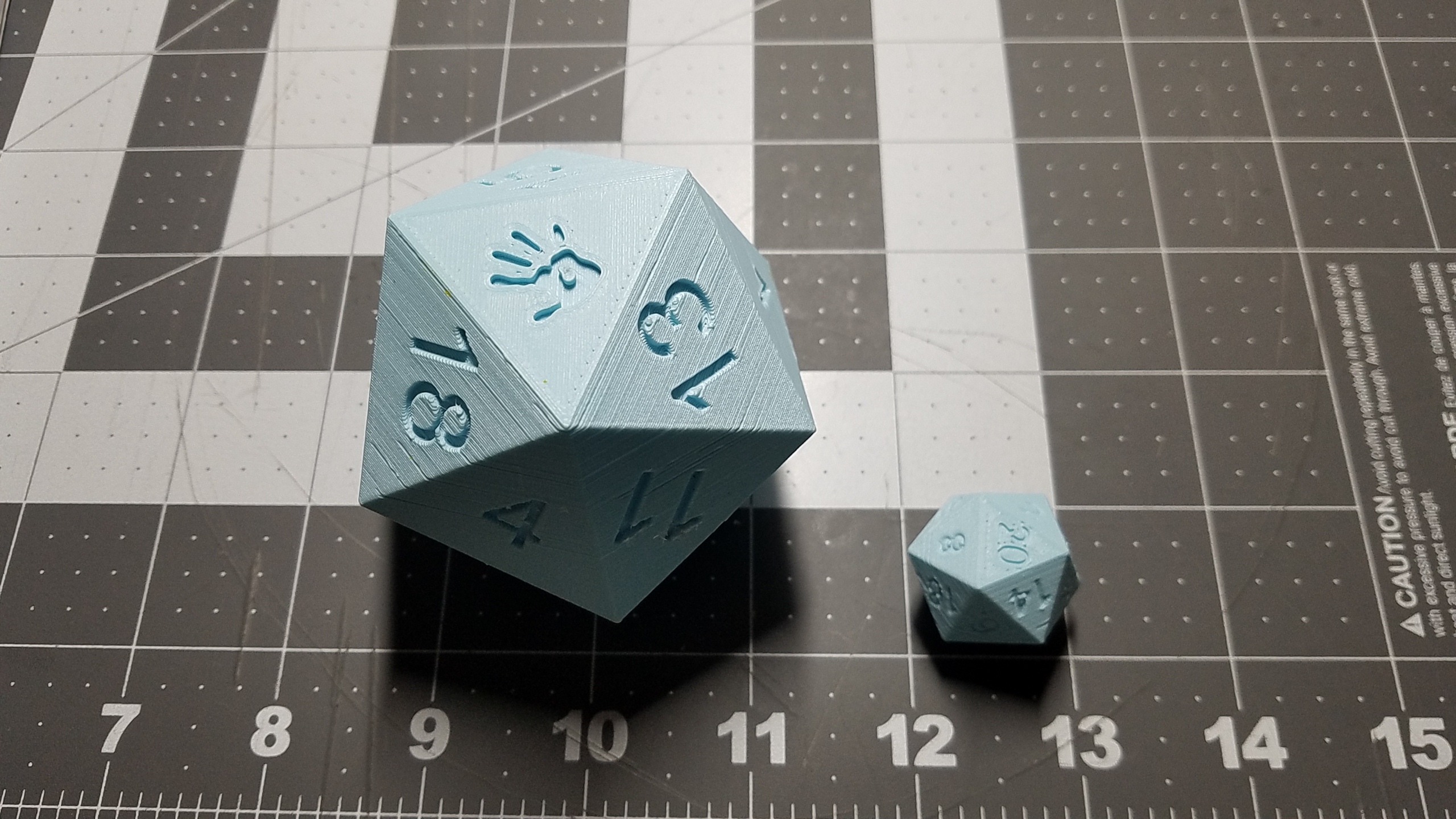 Enormous Decorative Unrollable D20 Die for the Giggles! by TheIguana ...