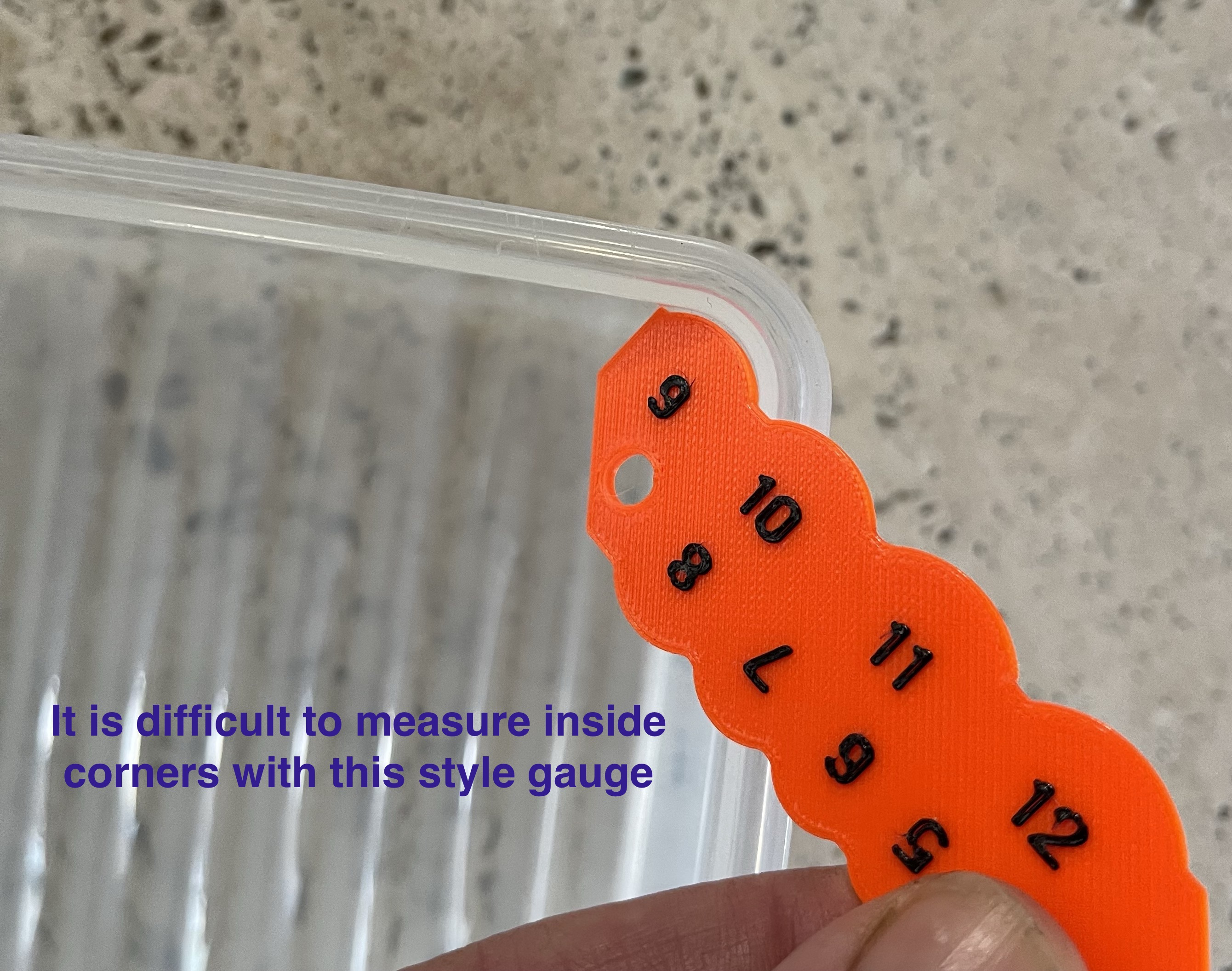 5 Face Fillet Gauge (5FFG) V1.1 by Snowballs Chance | Download free STL ...