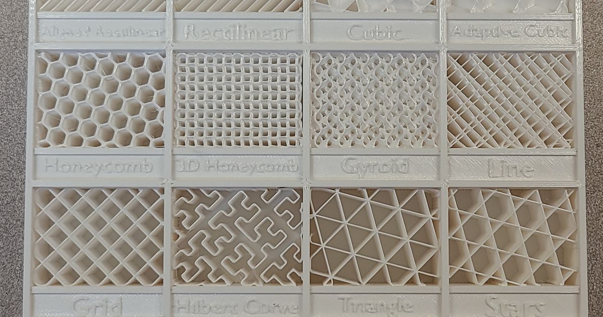 Prusa slicer infill patterns display/Test by Philosopher 115 | Download ...