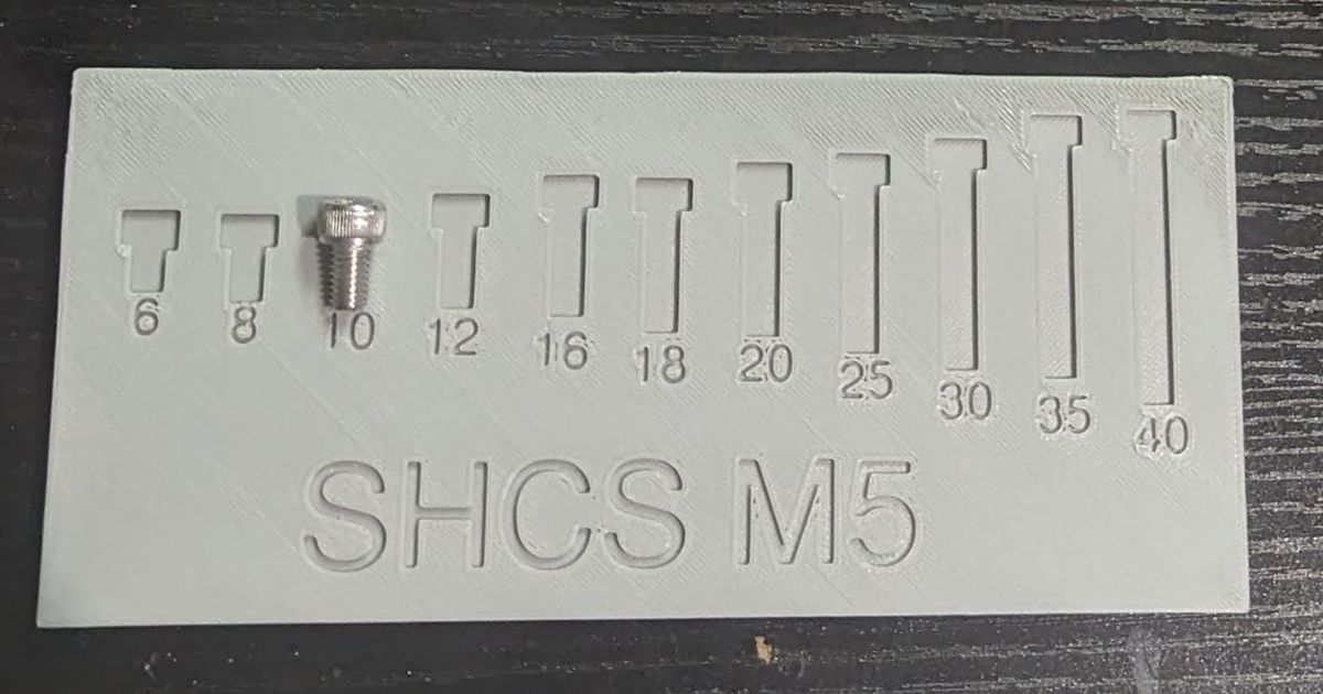 SHCS M5 measuring tool by davidschoenberg | Download free STL model ...