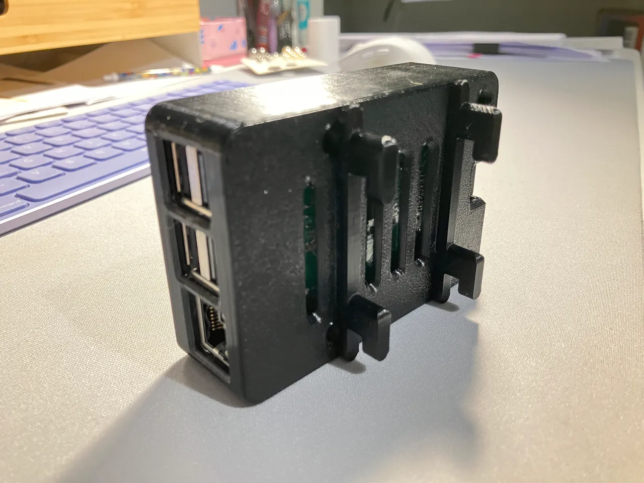 Raspberry Pi 3/4/5 Case Holder for IKEA SKÅDIS by ninv | Download free STL model | Printables.com