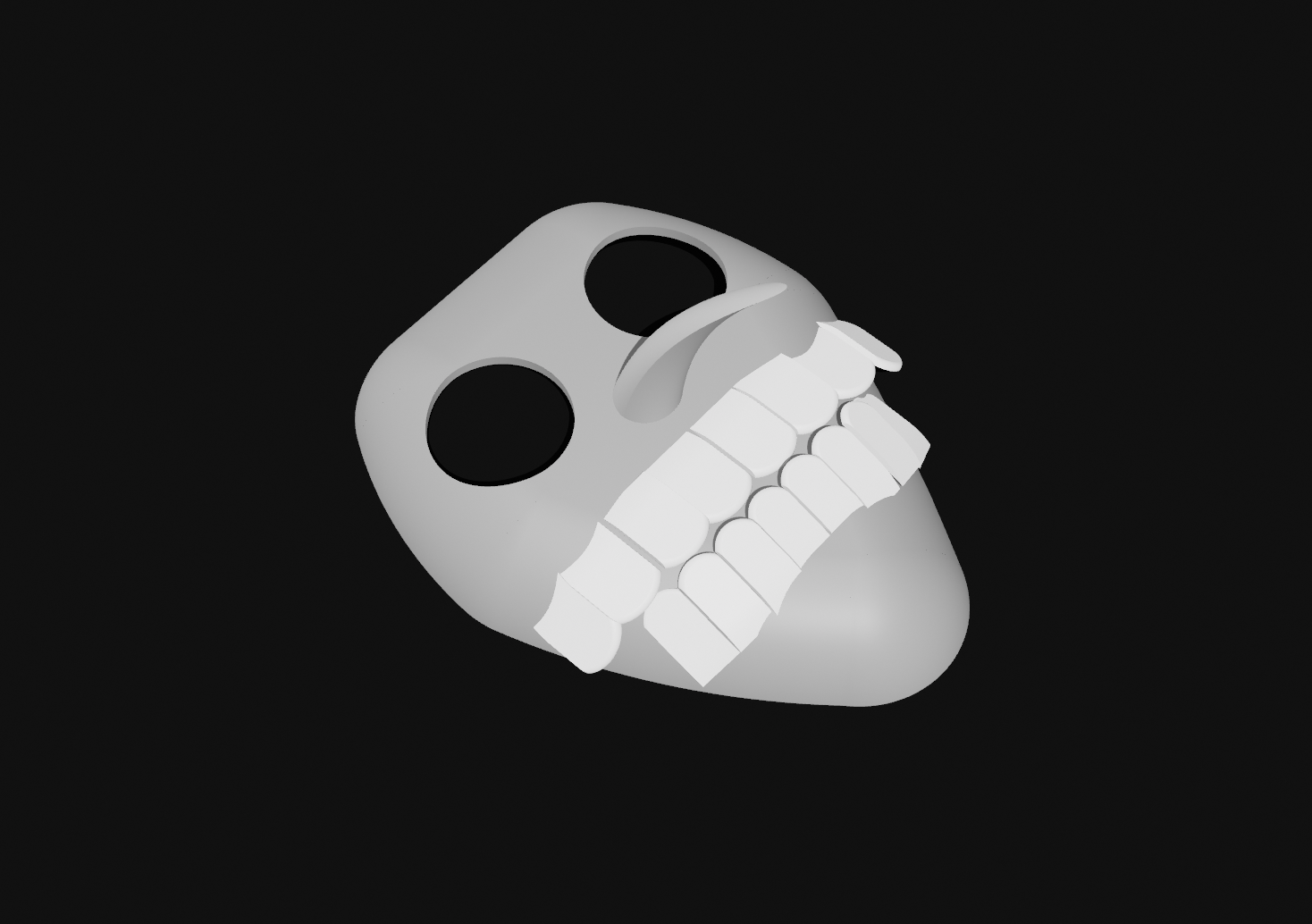 Menos Grande hollow mask by Mr. Poly | Download free STL model ...